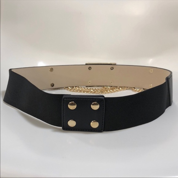 bebe | Accessories | Bebe Lion Medallion Stretch Belt | Poshmark